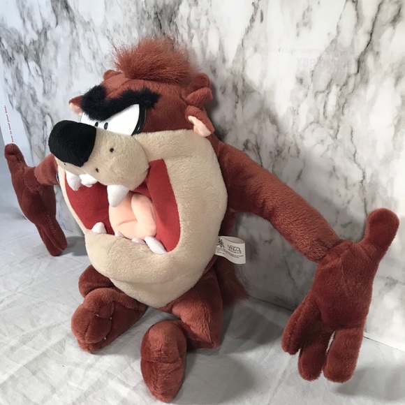 Warner Bros. | Toys | Vintage Looney Tunes Taz Plush | Poshmark